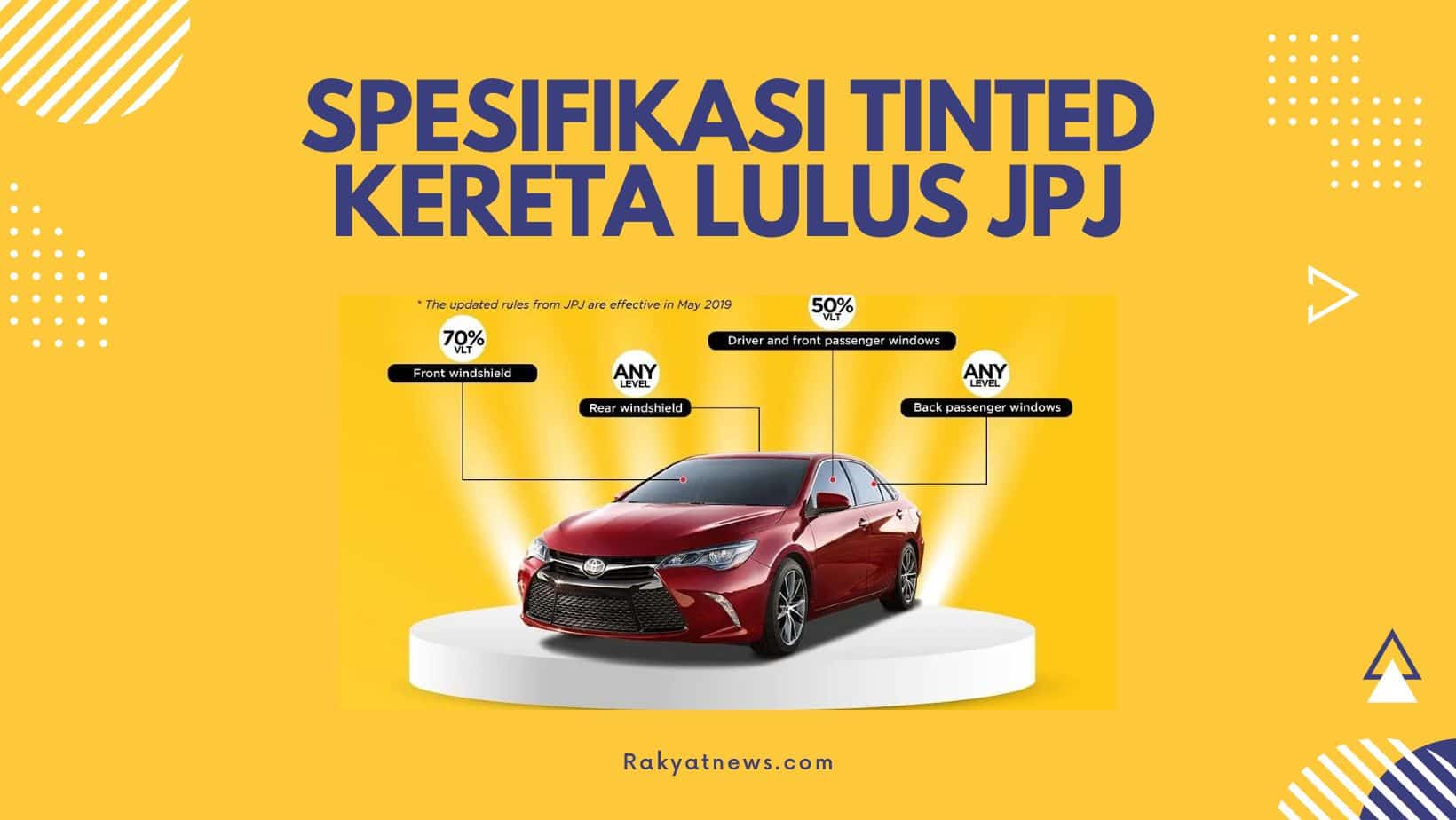 Spesifikasi Tinted Kereta Lulus JPJ - Info rakyat