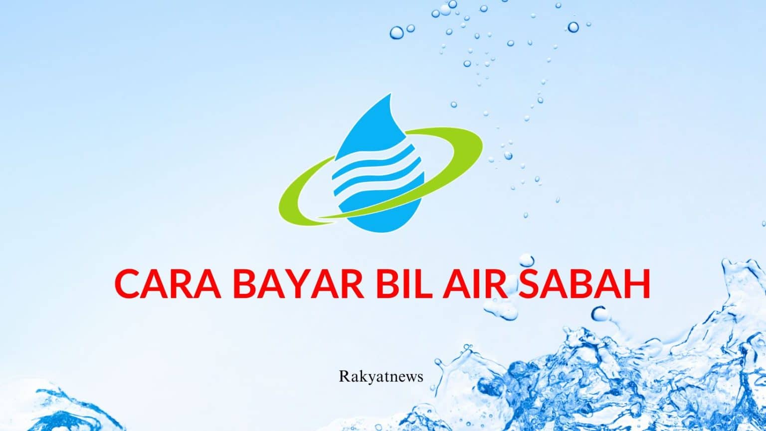 Cara Bayar Bil Air Sabah - Info rakyat